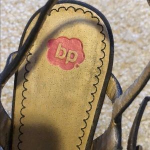 bp | Shoes | Bp Black Espadrille Wedge Heels With Bow On Each | Poshmark